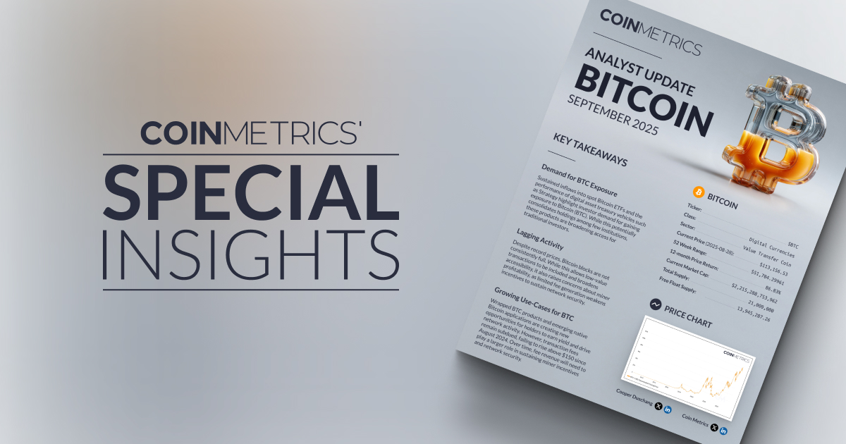 A Data-Driven Update on Stablecoins - Coin Metrics